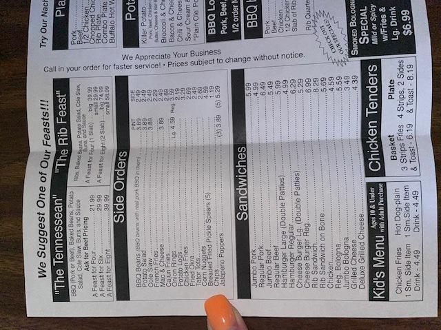 Menu & Catering Services | Highway 58 BBQ in Chattanooga, TN